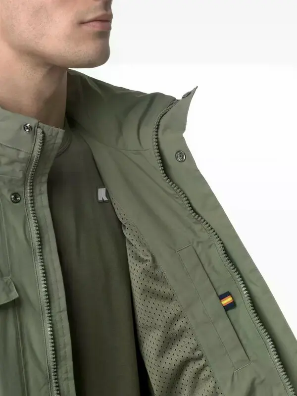 K-WAY Pocketed Jacket - Green