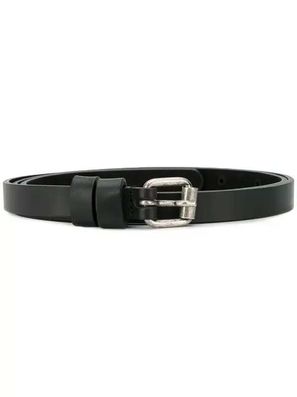 Aspesi Buckled Belt - Black