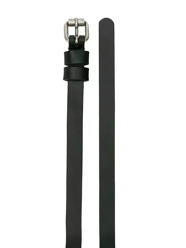 Aspesi Buckled Belt - Black
