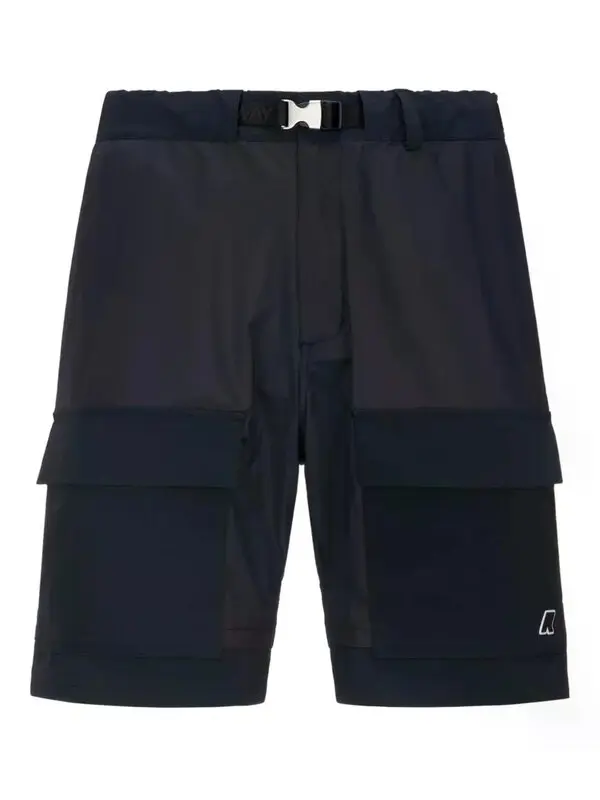 K-WAY Logo-patch Shorts