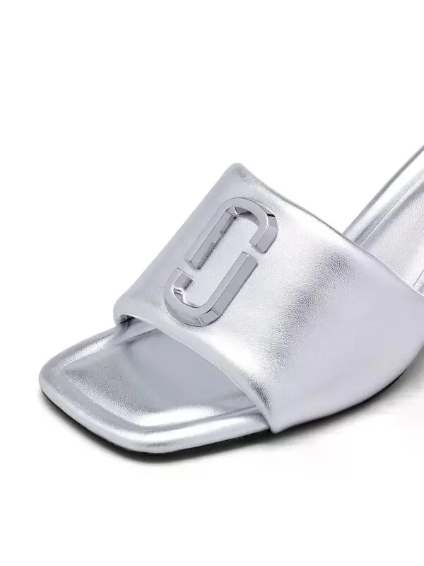 Marc Jacobs Metallic Leather Sandals