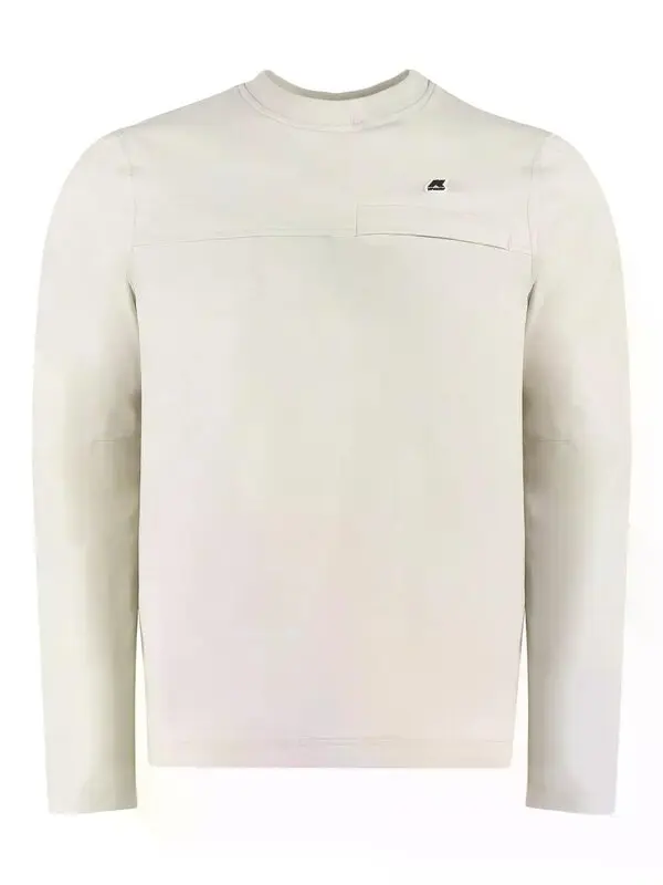 K-WAY Logo-patch Sweatshirt - Neutrals