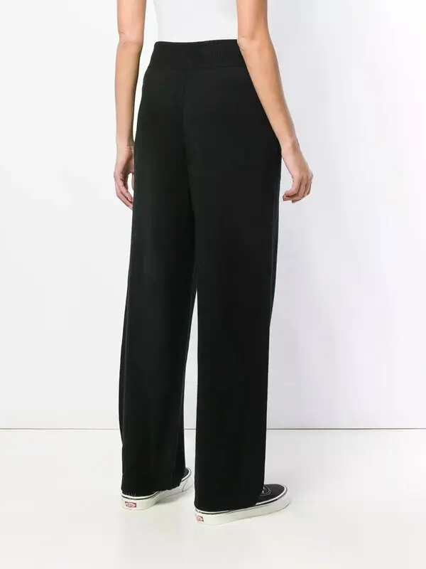 BARRIE Flared Knitted Trousers