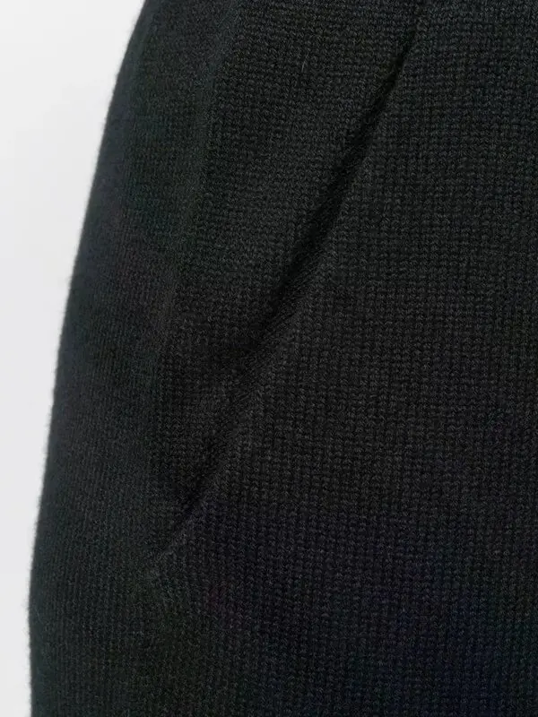 BARRIE Flared Knitted Trousers