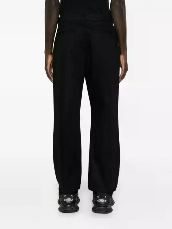 Palm Angels Logo-print Cotton Trousers