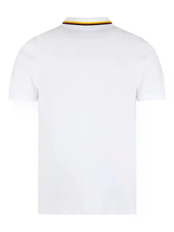 K-WAY Striped-collar Polo Shirt
