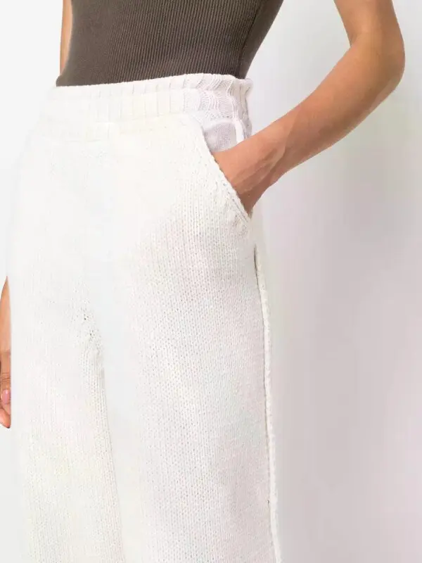 BARRIE Cashmere Knitted Trousers