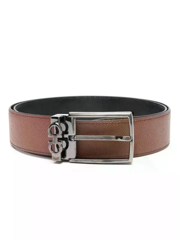 FERRAGAMO Reversible Belt - Brown