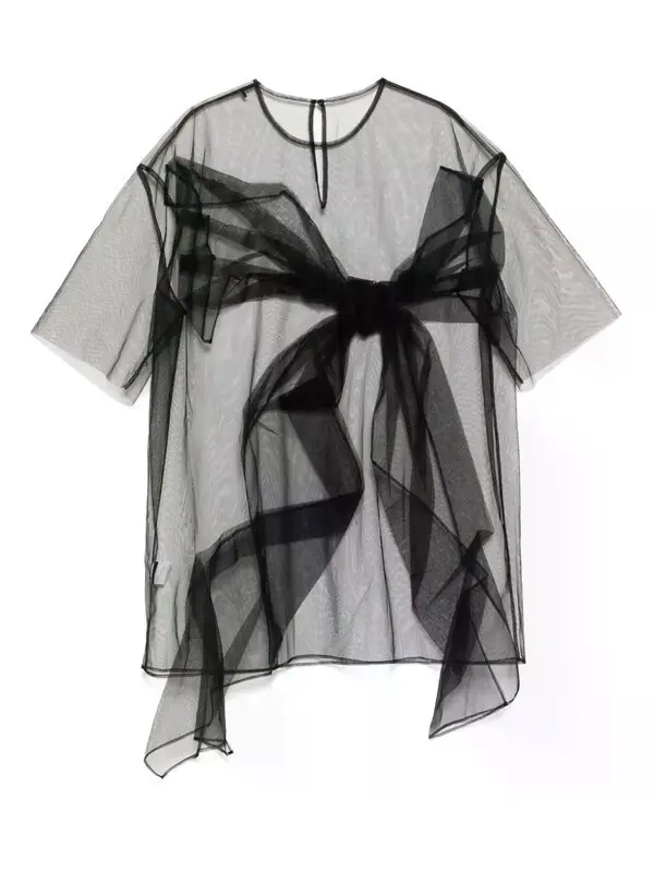 JNBY Bow-embellished Oversized T-shirt