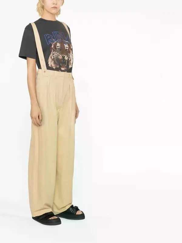 Kenzo Straight-leg Braces Cargo Trousers