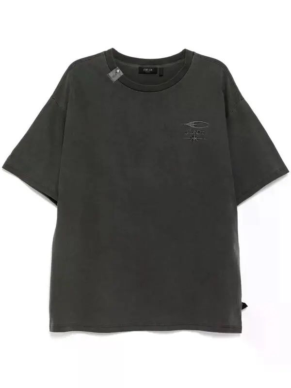 FIVE CM Logo-embroidered T-shirt