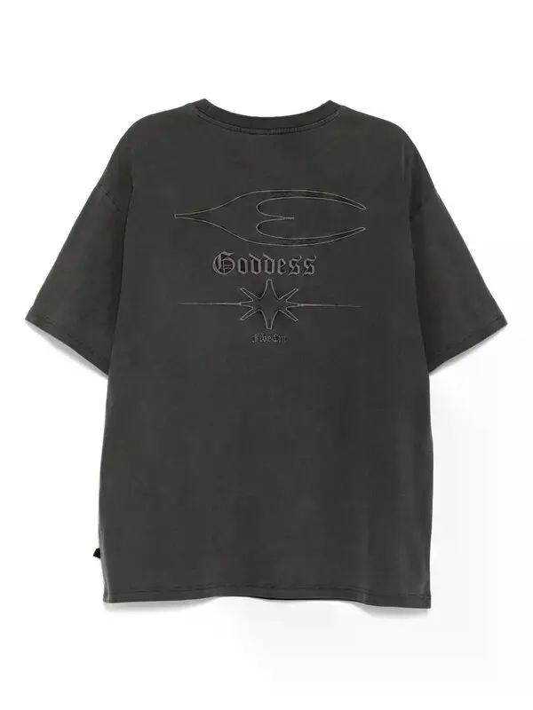 FIVE CM Logo-embroidered T-shirt
