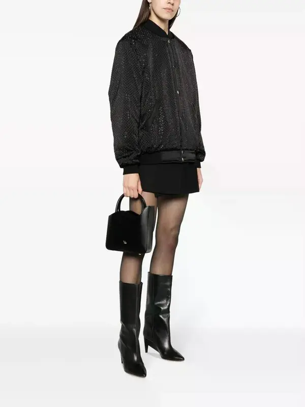 LE SILLA Logo-plaque Leather Tote Bag - Black