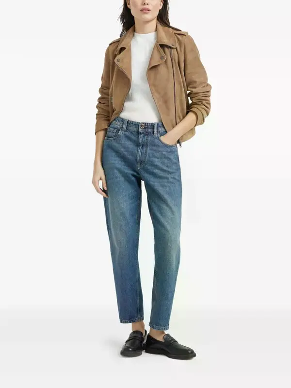 Brunello Cucinelli Baggy Tapered Jeans