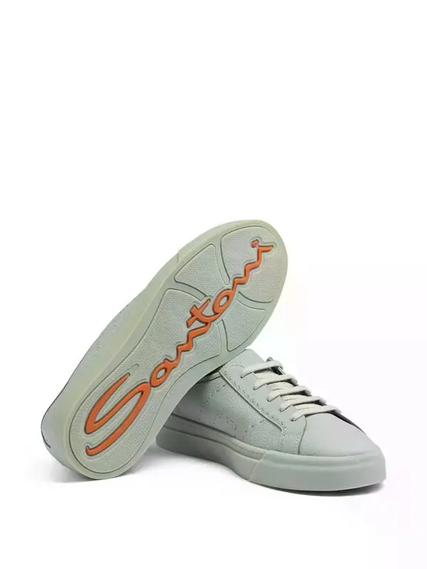 Santoni Double Buckle Sneakers
