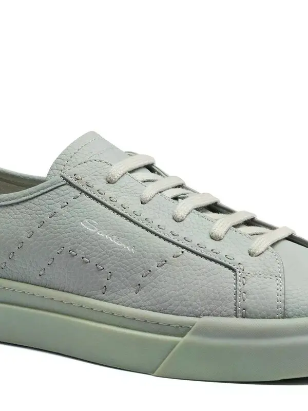 Santoni Double Buckle Sneakers