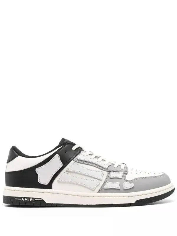 Amiri Two-tone Skell Leather Sneakers