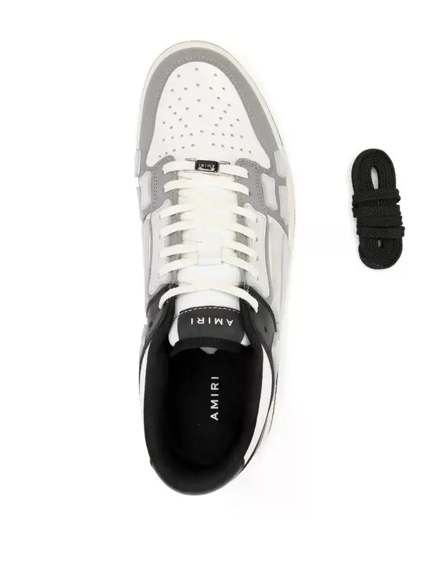 Amiri Two-tone Skell Leather Sneakers