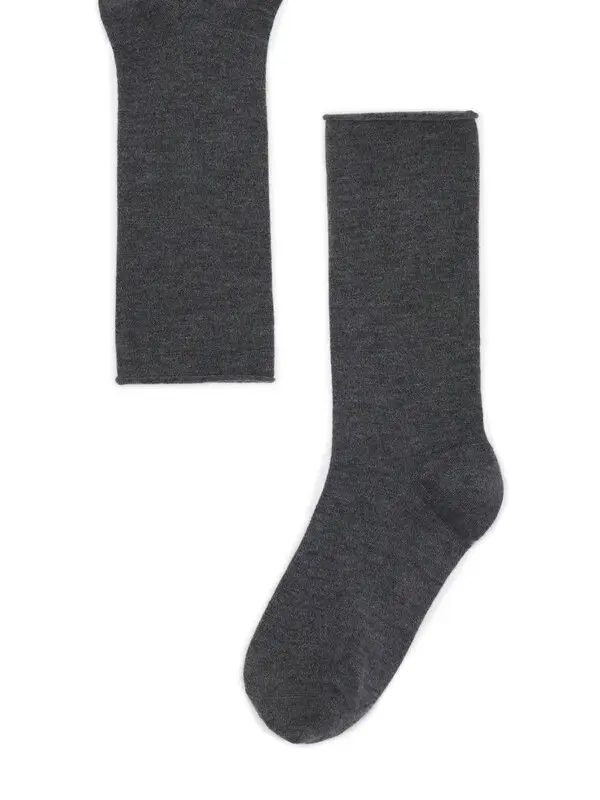 Brunello Cucinelli Fine-knit Socks - Grey