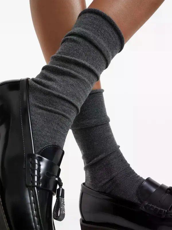 Brunello Cucinelli Fine-knit Socks - Grey