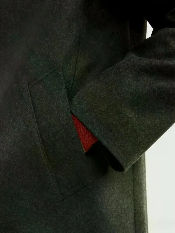 FAY Wool-cashmere Single-breasted Coat