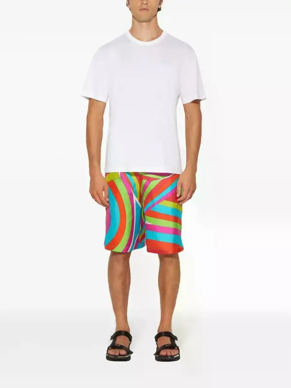 Emilio Pucci Iride-print Silk Shorts