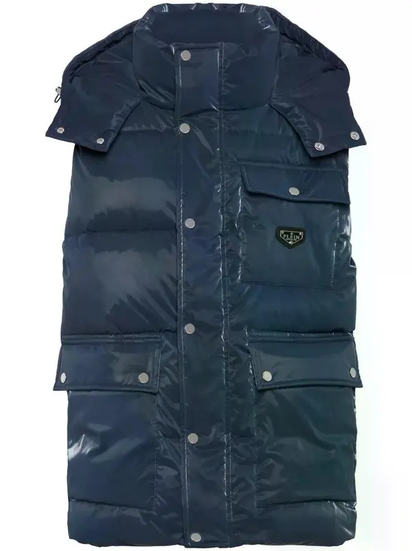 Philipp Plein Down Gilet - Blue