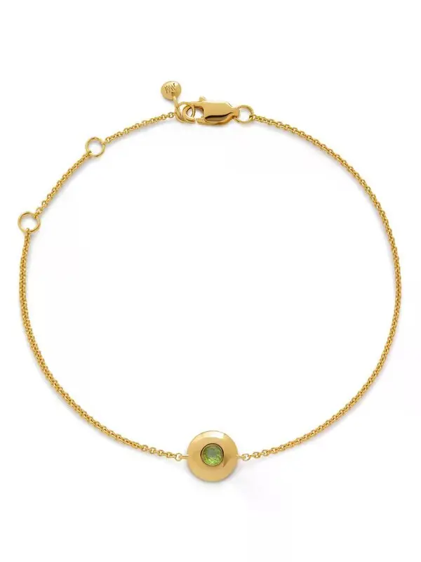 Monica Vinader 18kt Yellow Vermeil August Birthstone Bracelet - Gold