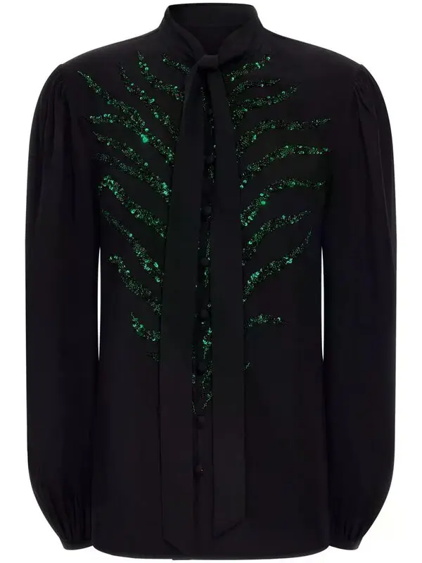 Roberto Cavalli Sequin-embellished Blouse