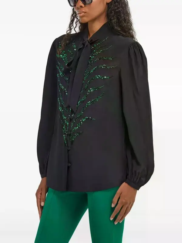 Roberto Cavalli Sequin-embellished Blouse