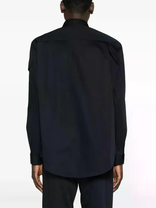 Alexander McQueen Logo-trim Cotton Shirt
