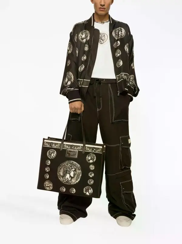 Dolce & Gabbana Graphic-print Long-sleeved Jacket