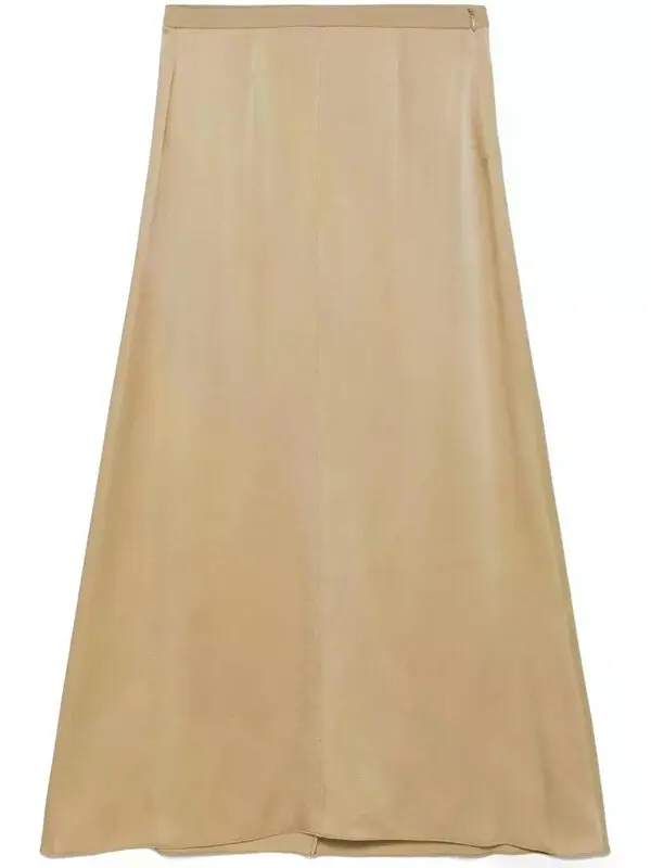 FORTE_FORTE Satin Midi Skirt