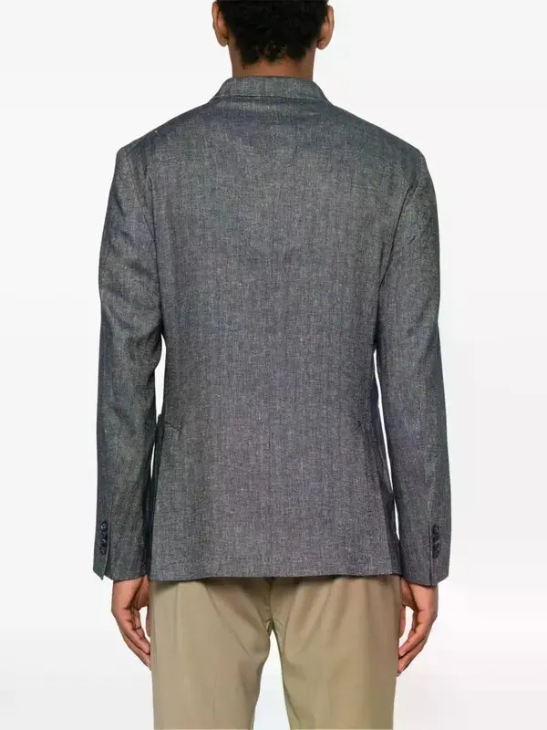 MANUEL RITZ Double-breasted Blazer - Blue