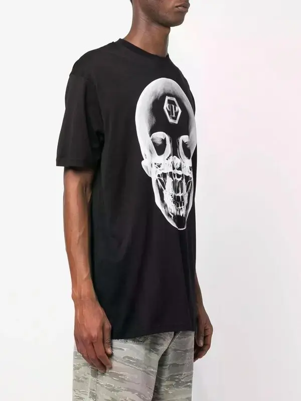 Philipp Plein Skull Print T-shirt - Black