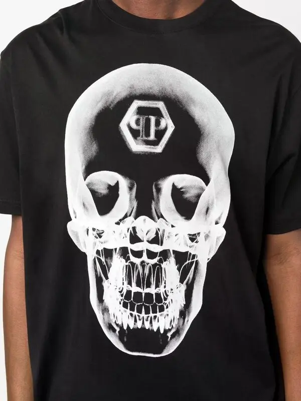 Philipp Plein Skull Print T-shirt - Black