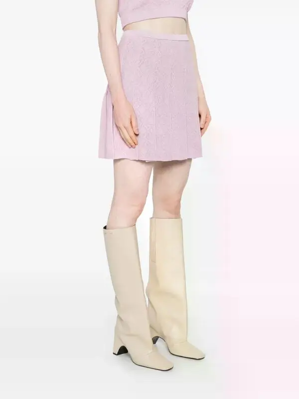 Givenchy Pleated Mini Skirt - Pink