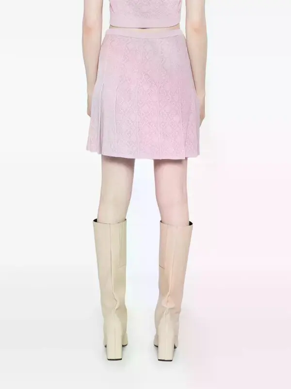 Givenchy Pleated Mini Skirt - Pink