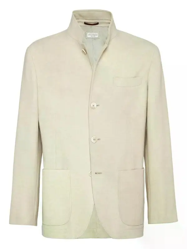 Brunello Cucinelli Cashmere Blazer - Neutrals