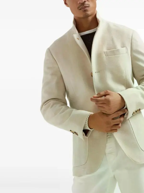 Brunello Cucinelli Cashmere Blazer - Neutrals