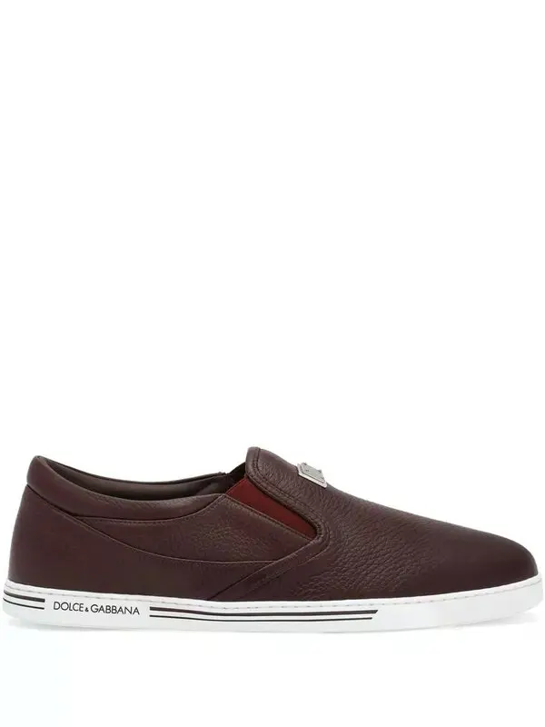 Dolce & Gabbana Logo-plaque Slip-on Sneakers