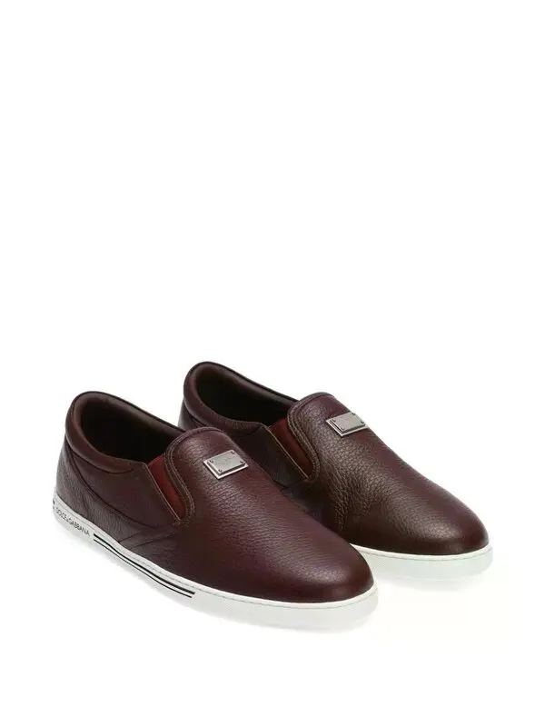 Dolce & Gabbana Logo-plaque Slip-on Sneakers