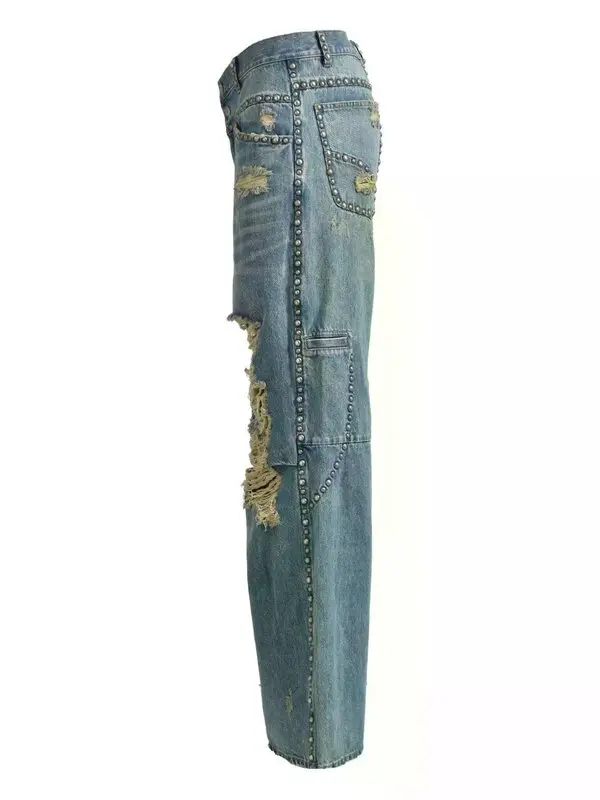 BREATH Ripped Bootcut Jeans
