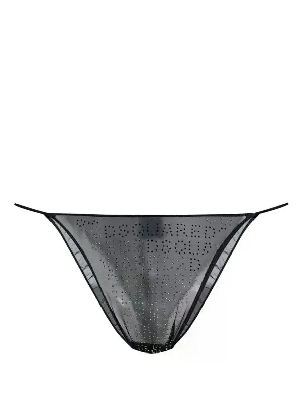 Dsquared2 Logo-embellished Briefs - Black