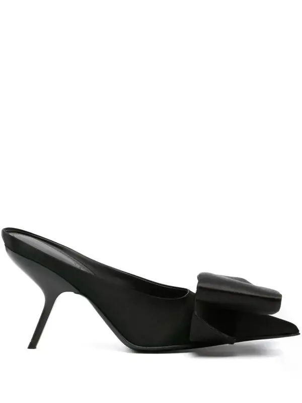 FERRAGAMO Pointed-toe 90mm Leather Mules