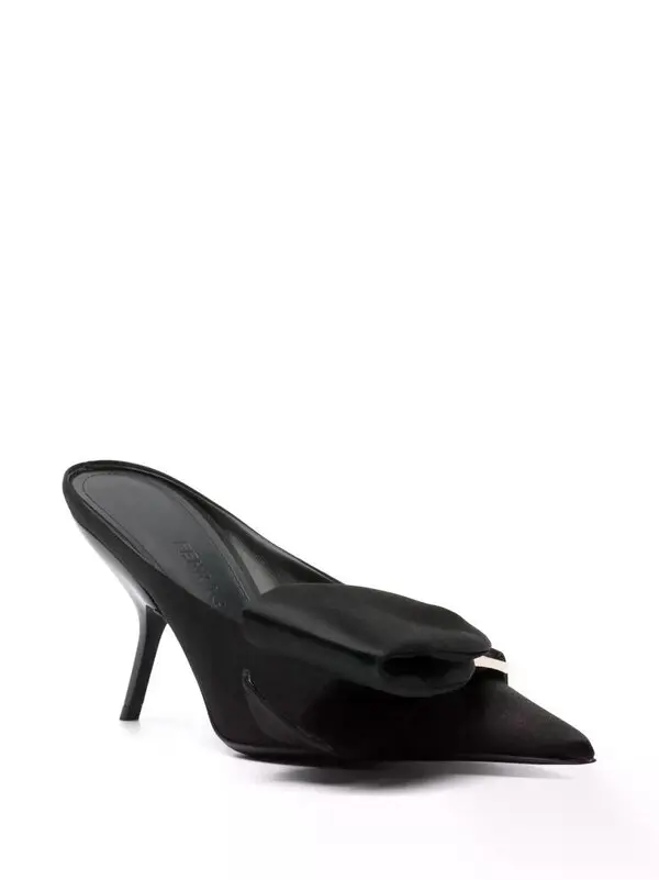 FERRAGAMO Pointed-toe 90mm Leather Mules