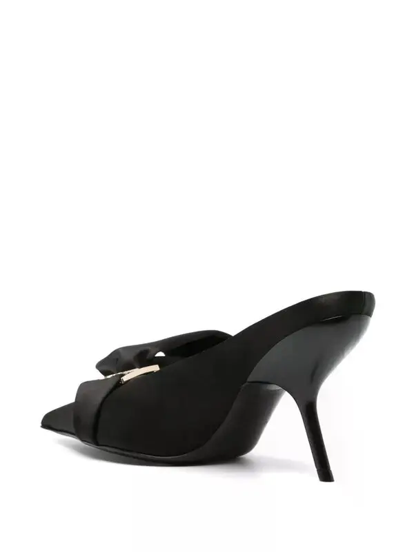FERRAGAMO Pointed-toe 90mm Leather Mules