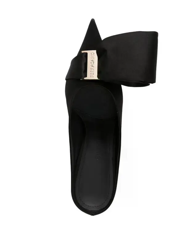 FERRAGAMO Pointed-toe 90mm Leather Mules