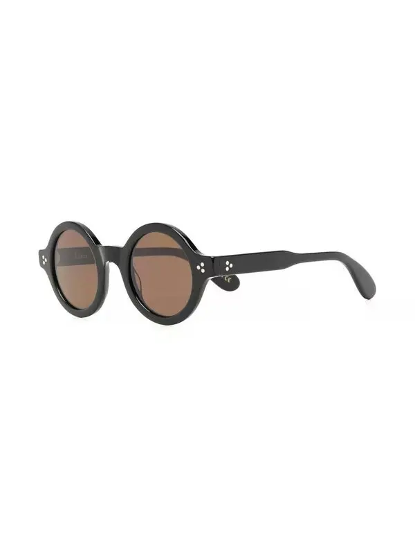 LESCA Saga Round-frame Sunglasses