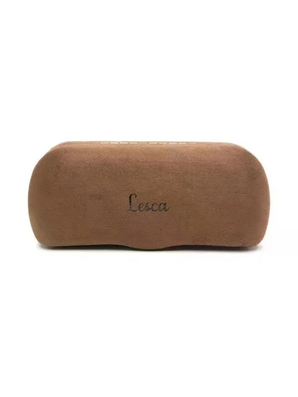 LESCA Saga Round-frame Sunglasses